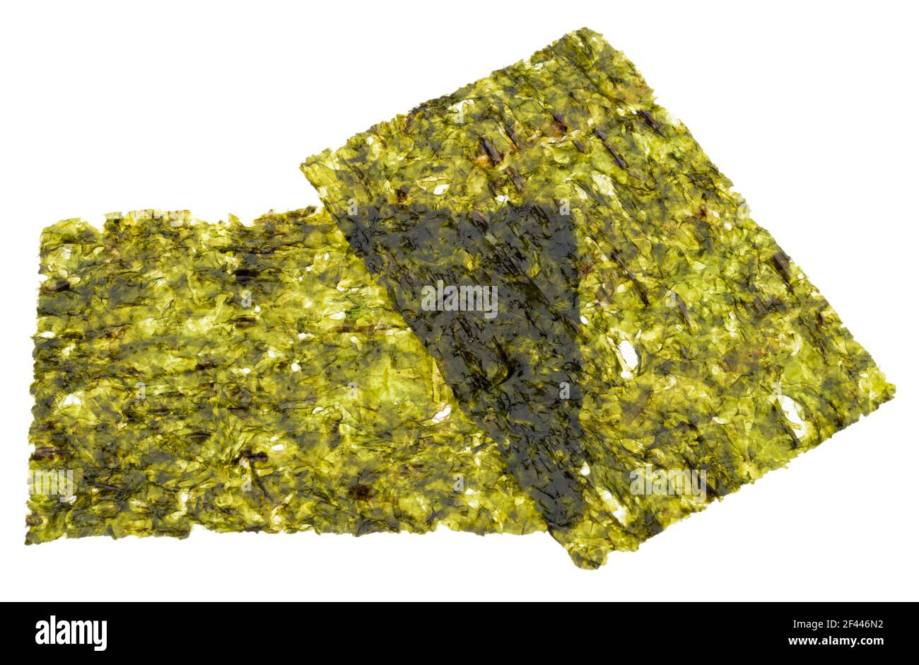 Snack food of crispy sheets of dried seaweed. Seaweed for human ...