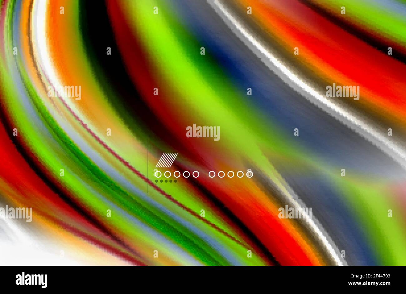 Rainbow color waves, vector blurred abstract background. Rainbow color ...