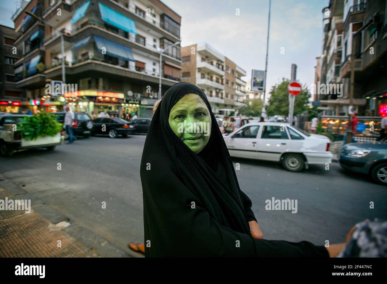 Pre-war Syria.A frame damascus from everyday life.The number of Syrians ...