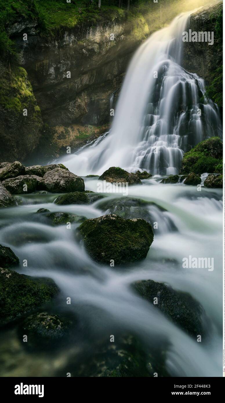 geography / travel, Austria, Golling, Golling cascade, summer ...