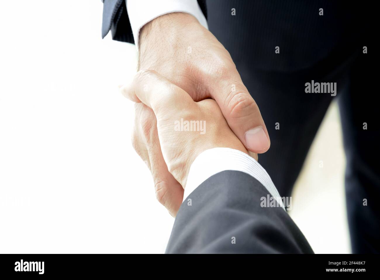 Handshake of businessmen - success, congratulation, greeting & business ...