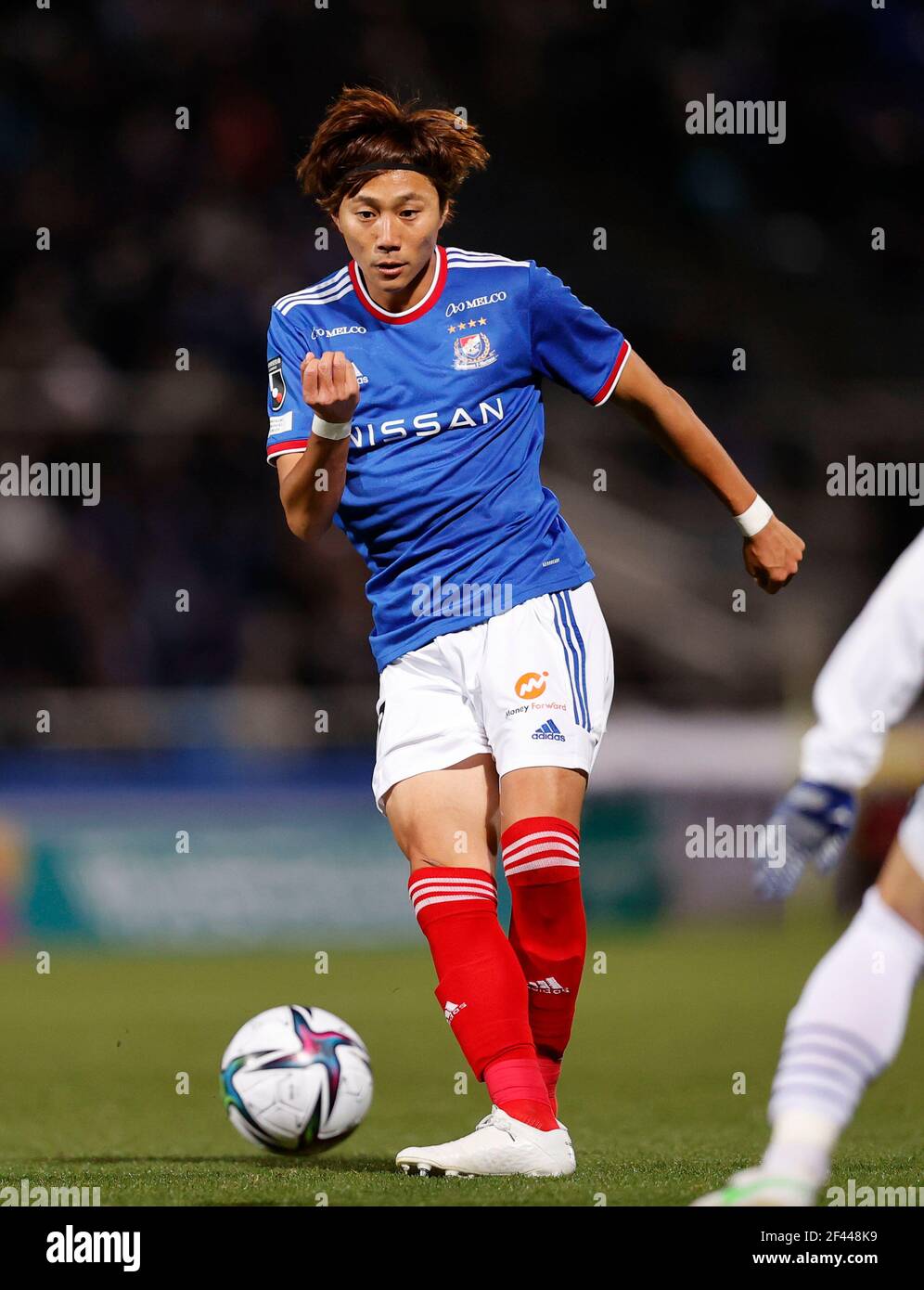 NHK Spring Mitsuzawa Football Stadium, Kanagawa, Japan. 17th Mar, 2021. Ken Matsubara (F ...