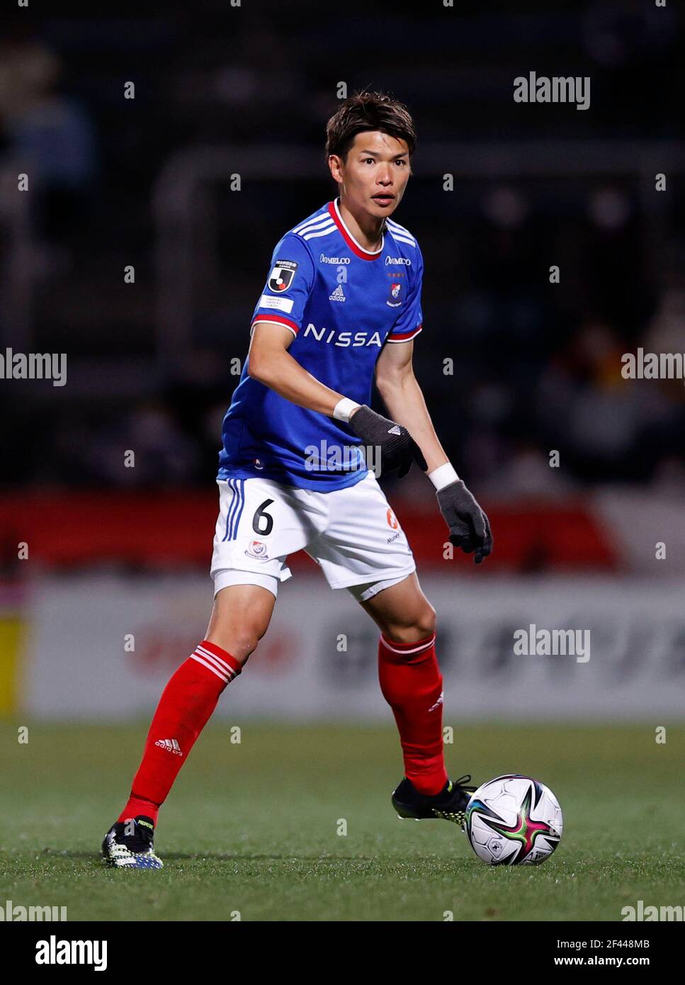 NHK Spring Mitsuzawa Football Stadium, Kanagawa, Japan. 17th Mar, 2021. Takahiro Ogihara (F ...