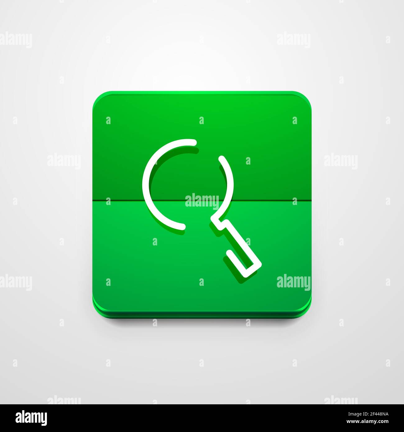 Search magnifyier web button, magnify icon. Modern magnifying glass ...