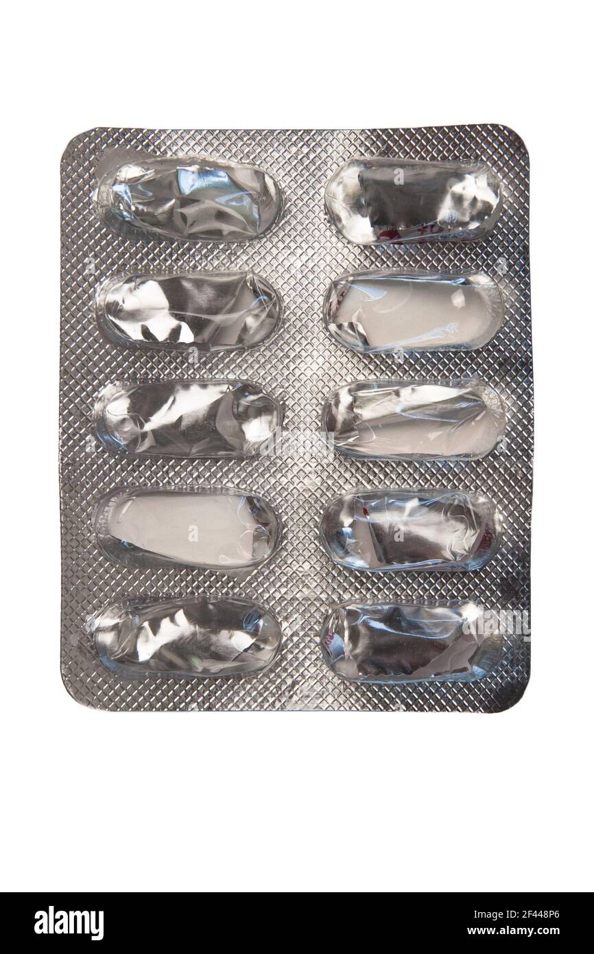 Empty blister pack hi-res stock photography and images - Alamy