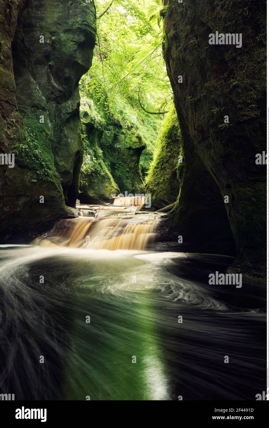 geography / travel, Scotland, Devils Devil's Pulpit, Glasgow, summer ...