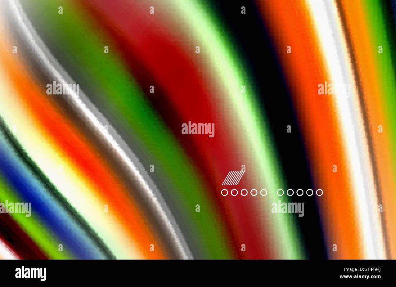 Rainbow color waves, vector blurred abstract background. Rainbow color ...