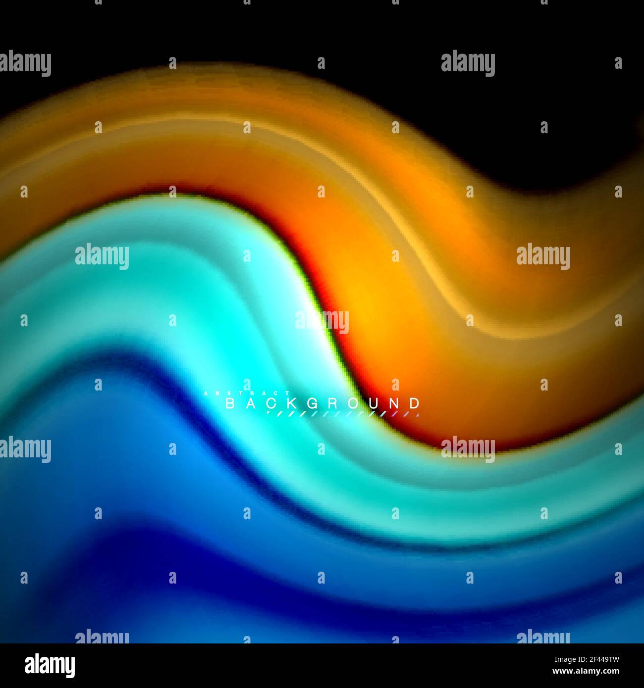 Fluid mixing colors vector wave abstract background design. Colorful ...