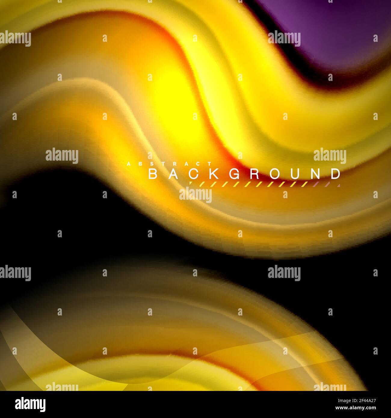 Fluid mixing colors vector wave abstract background design. Colorful ...