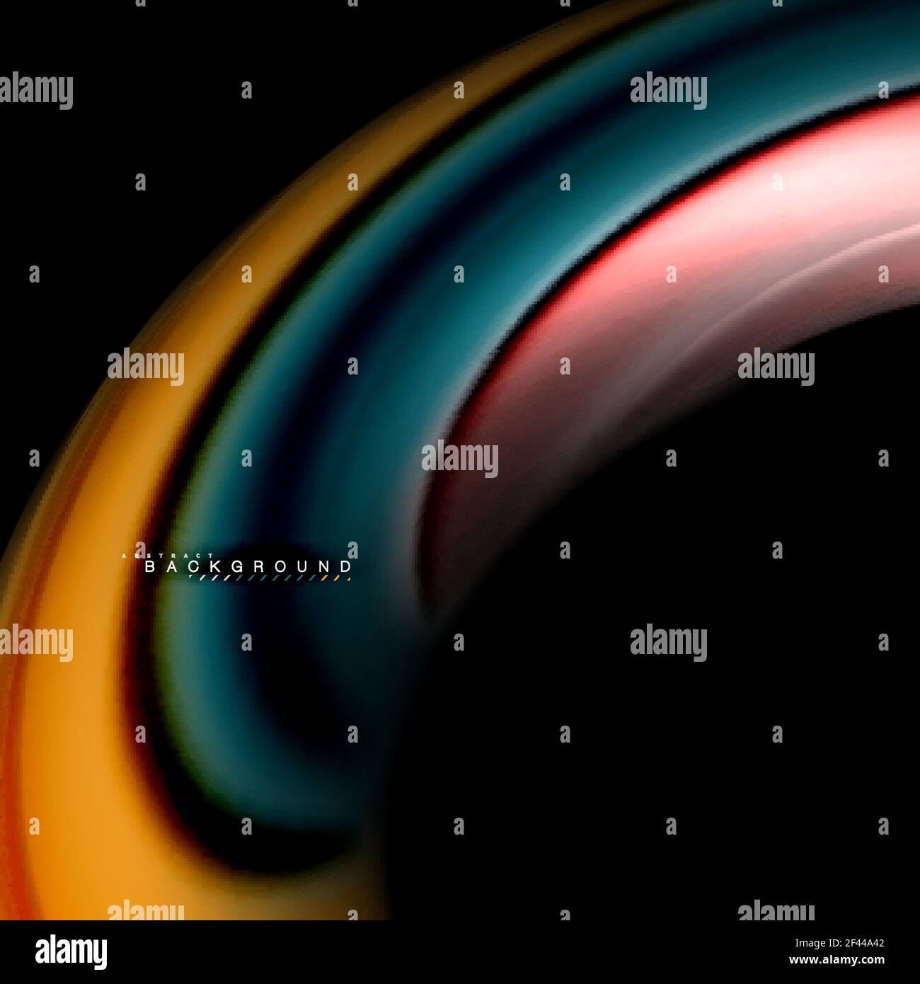 Fluid mixing colors vector wave abstract background design. Colorful ...