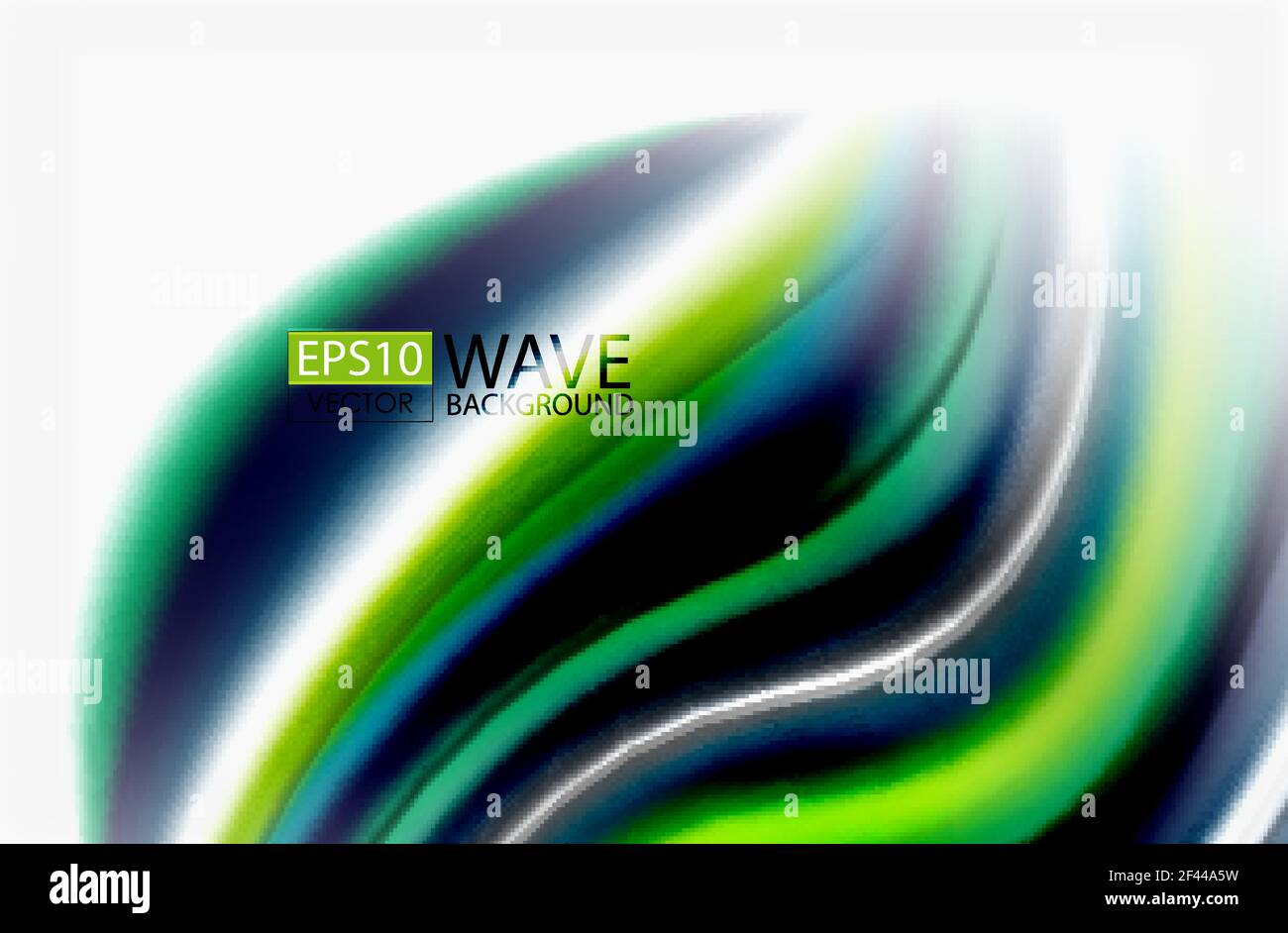 Rainbow color waves, vector blurred abstract background. Rainbow color ...