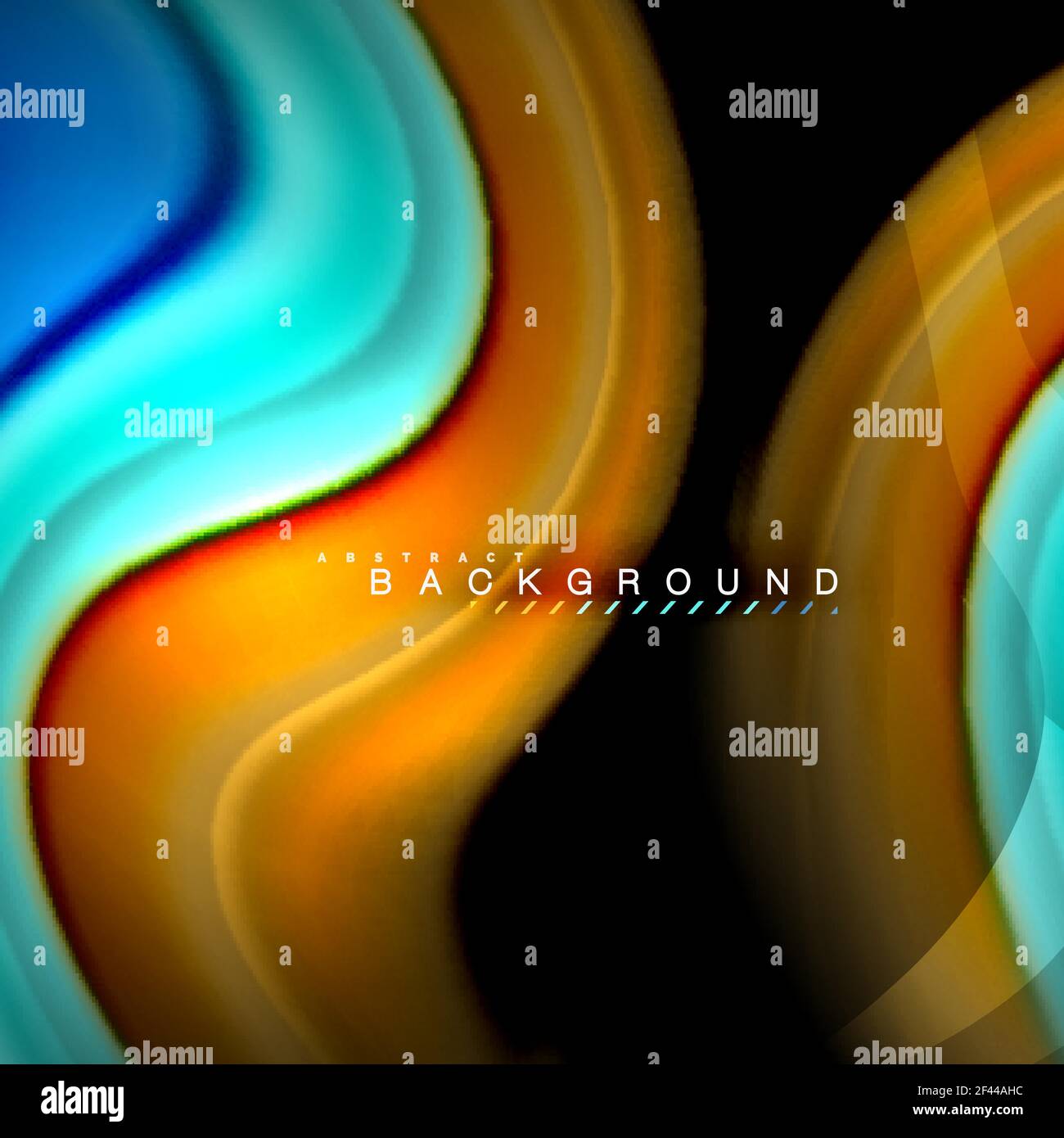 Fluid mixing colors vector wave abstract background design. Colorful ...
