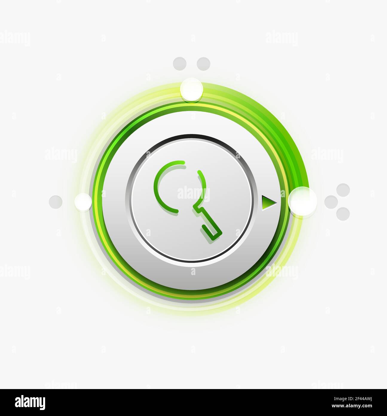 Search magnifyier web button, magnify icon. Modern magnifying glass ...