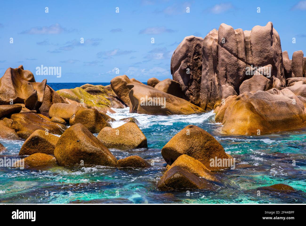geography / travel, Seychelles, La Digue, Anse Maron, beach with ...