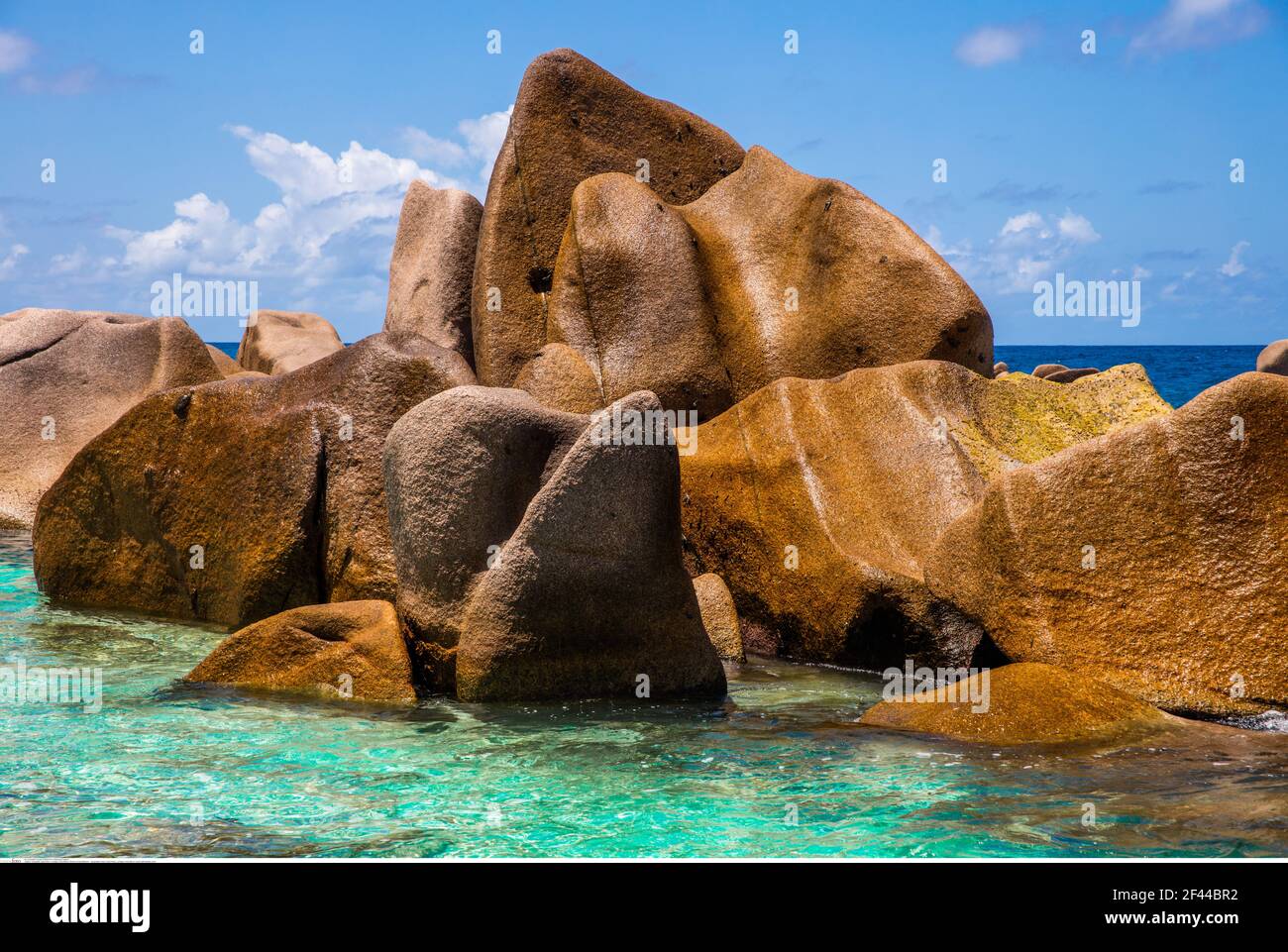 geography / travel, Seychelles, La Digue, Anse Maron, beach with ...