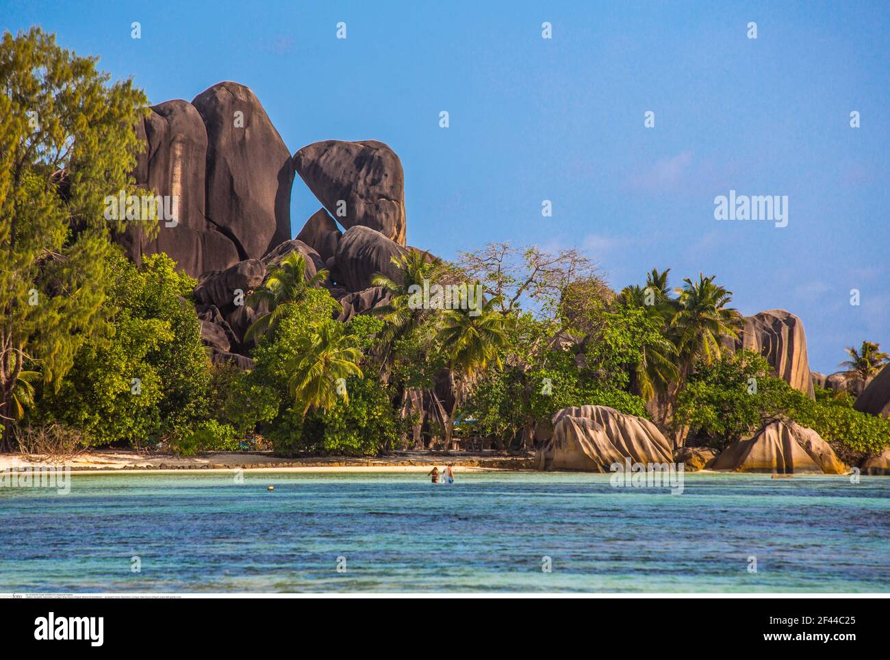 geography / travel, Seychelles, La Digue, Anse Source d'Argent, beach ...