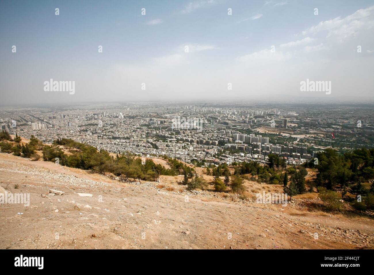 Damascus,Syria - August 04,2010 : Syria before the war. general view of ...