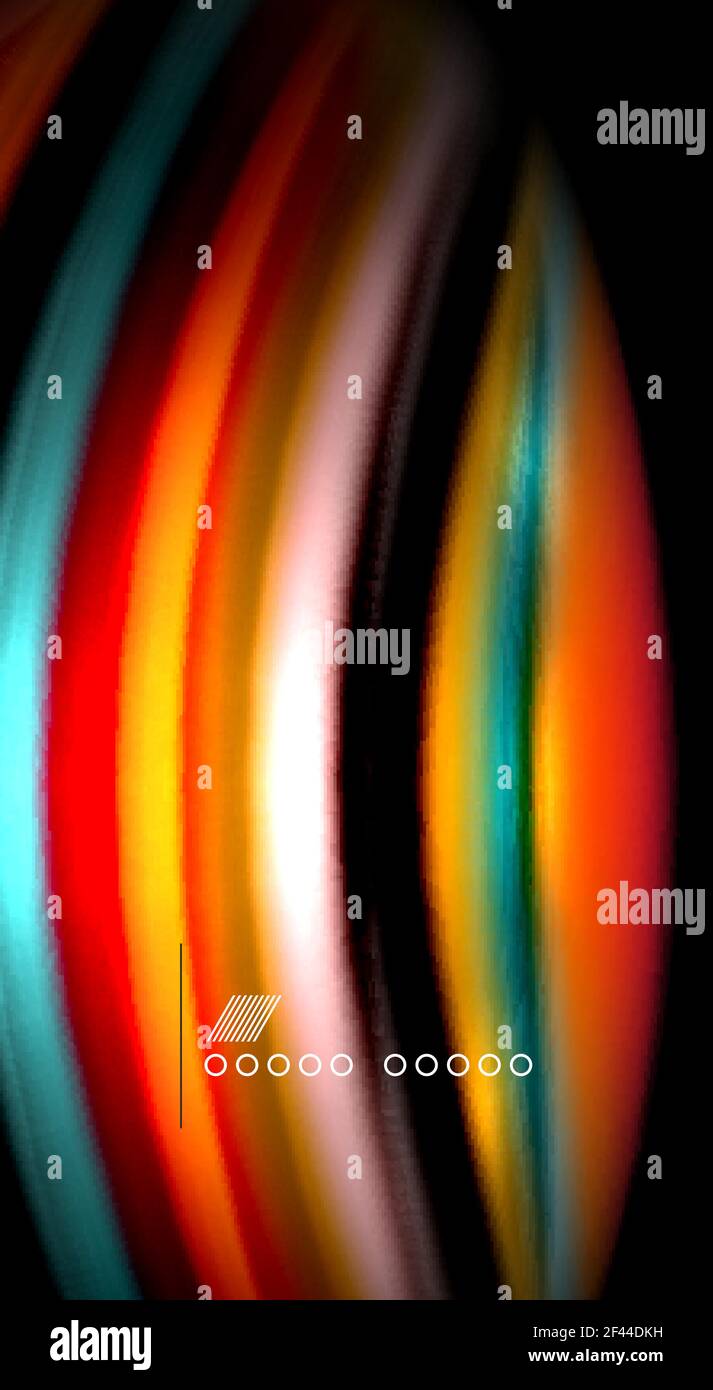 Blur color wave lines abstract background. Blur color wave lines ...