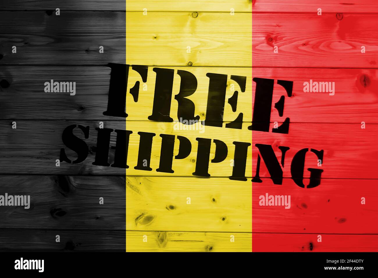 Belgium flag, Free Shipping on wooden transport box with flag Logistics ...