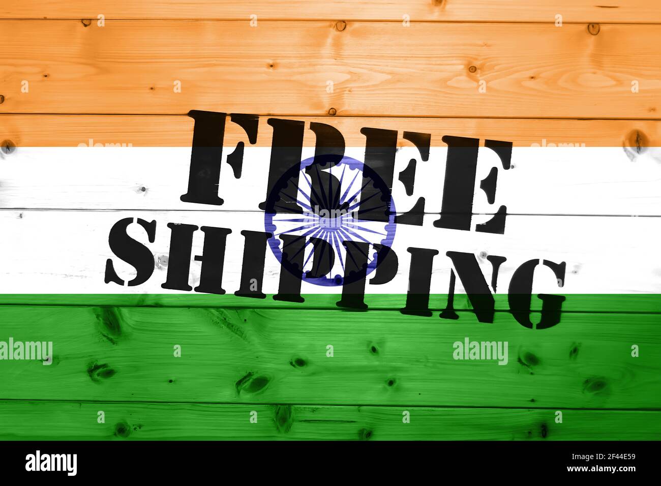 India flag, Free Shipping on wooden transport box with flag Logistics ...