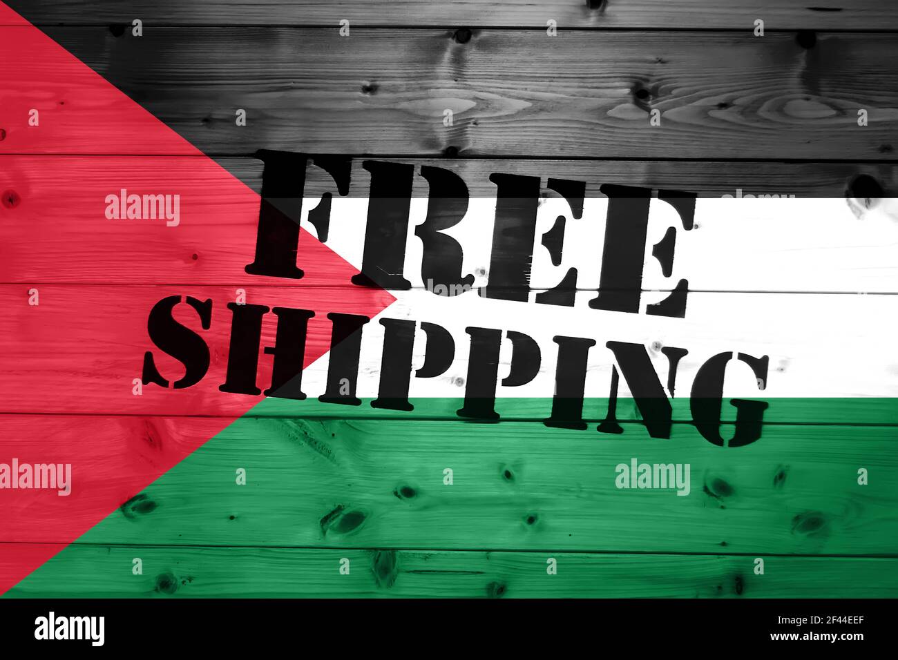 Palestine flag, Free Shipping on wooden transport box with flag ...