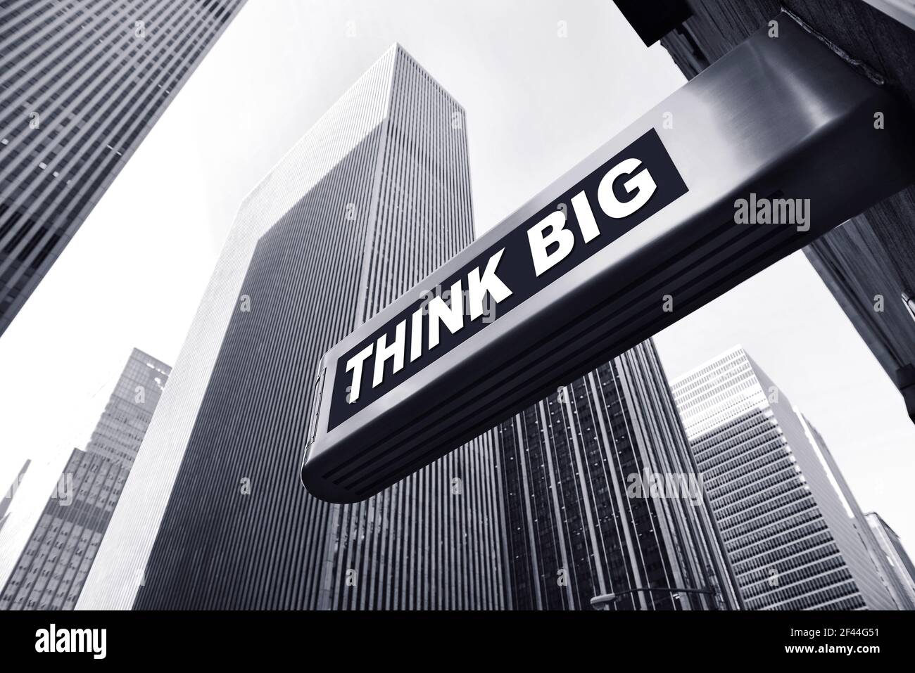 background for an think big concept Stock Photo - Alamy
