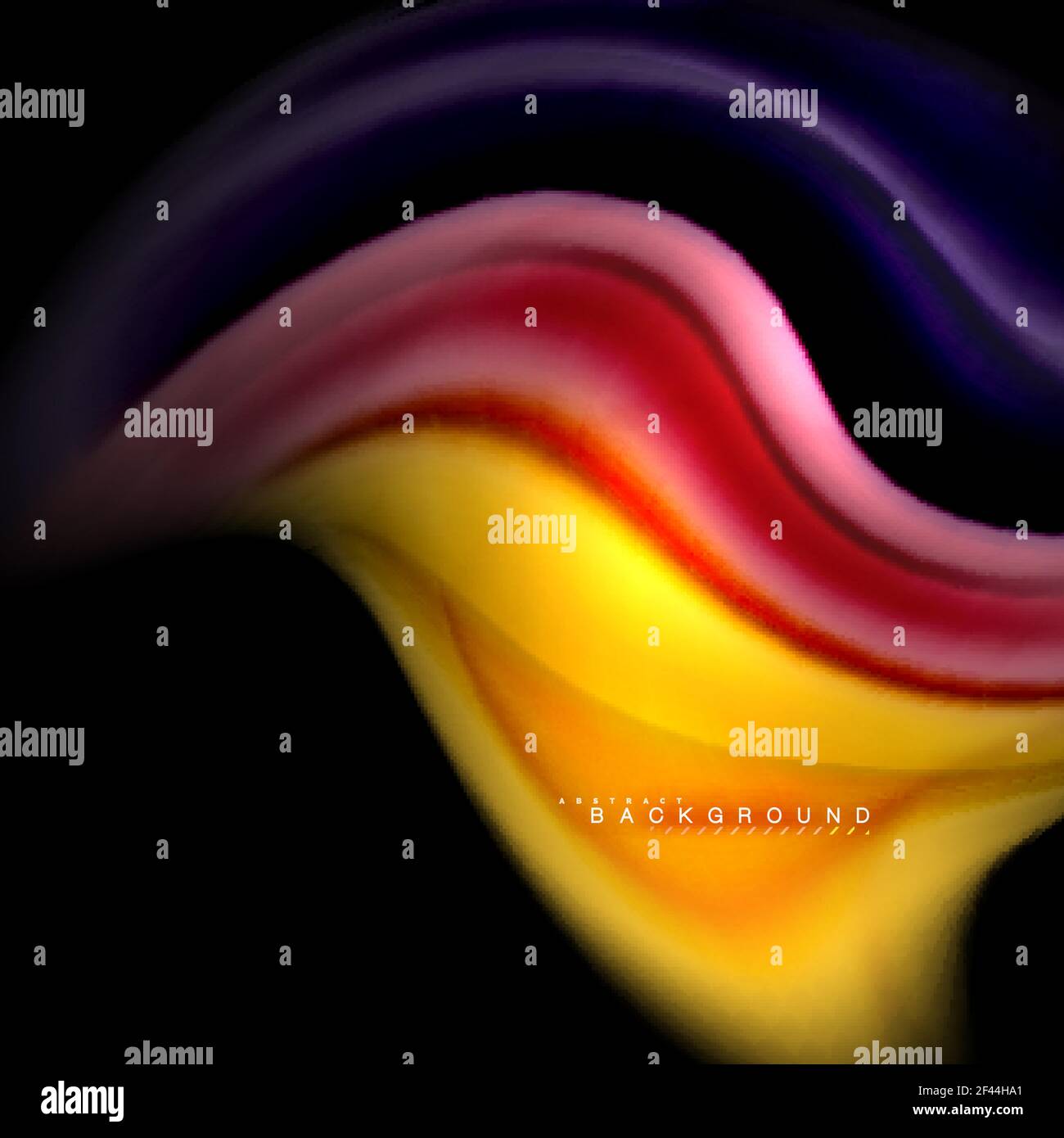Fluid mixing colors vector wave abstract background design. Colorful ...