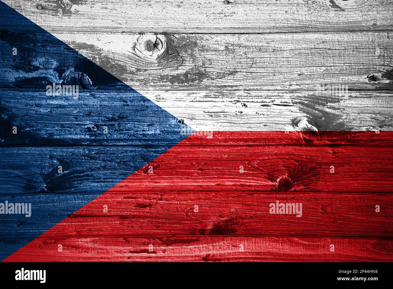 Czech Republic flag on wooden planks background wood flag Stock Photo ...
