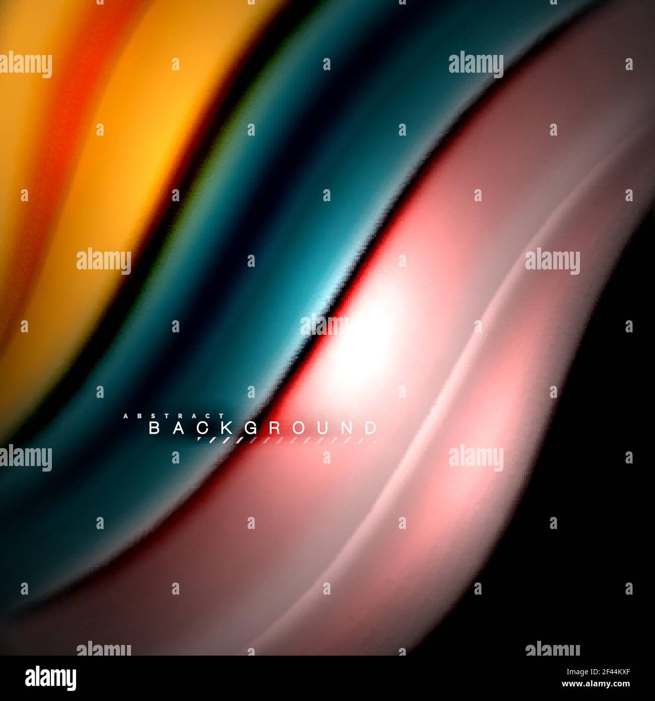 Fluid mixing colors vector wave abstract background design. Colorful ...