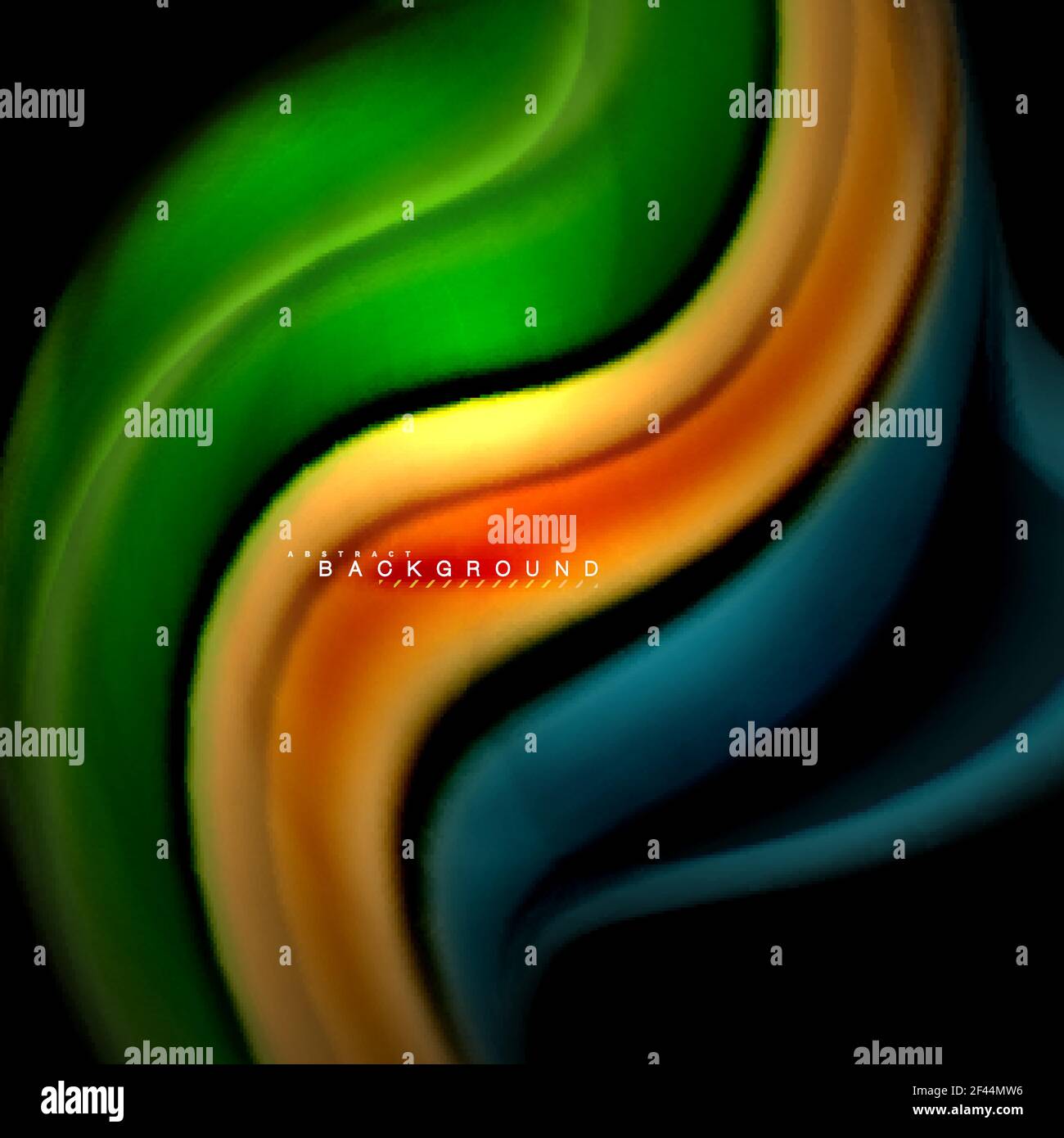 Fluid mixing colors vector wave abstract background design. Colorful ...