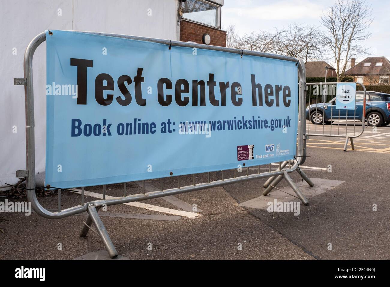 COVID-19 asymptomatic test centre Stock Photo - Alamy