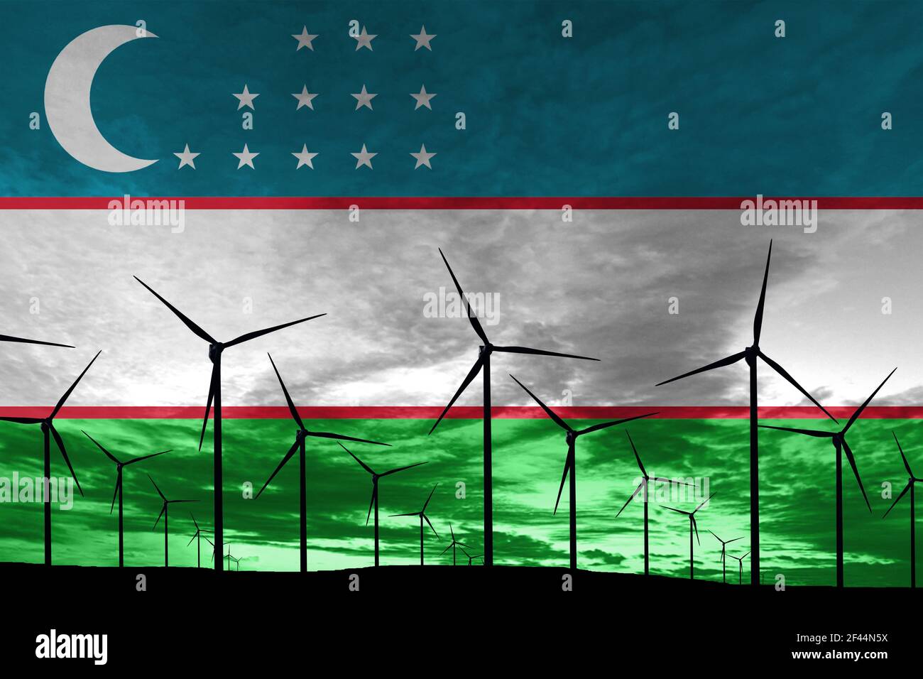 Uzbekistan wind farm hi-res stock photography and images - Alamy