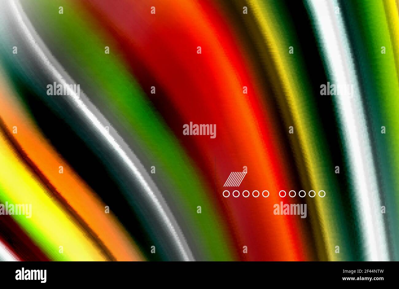 Rainbow color waves, vector blurred abstract background. Rainbow color ...