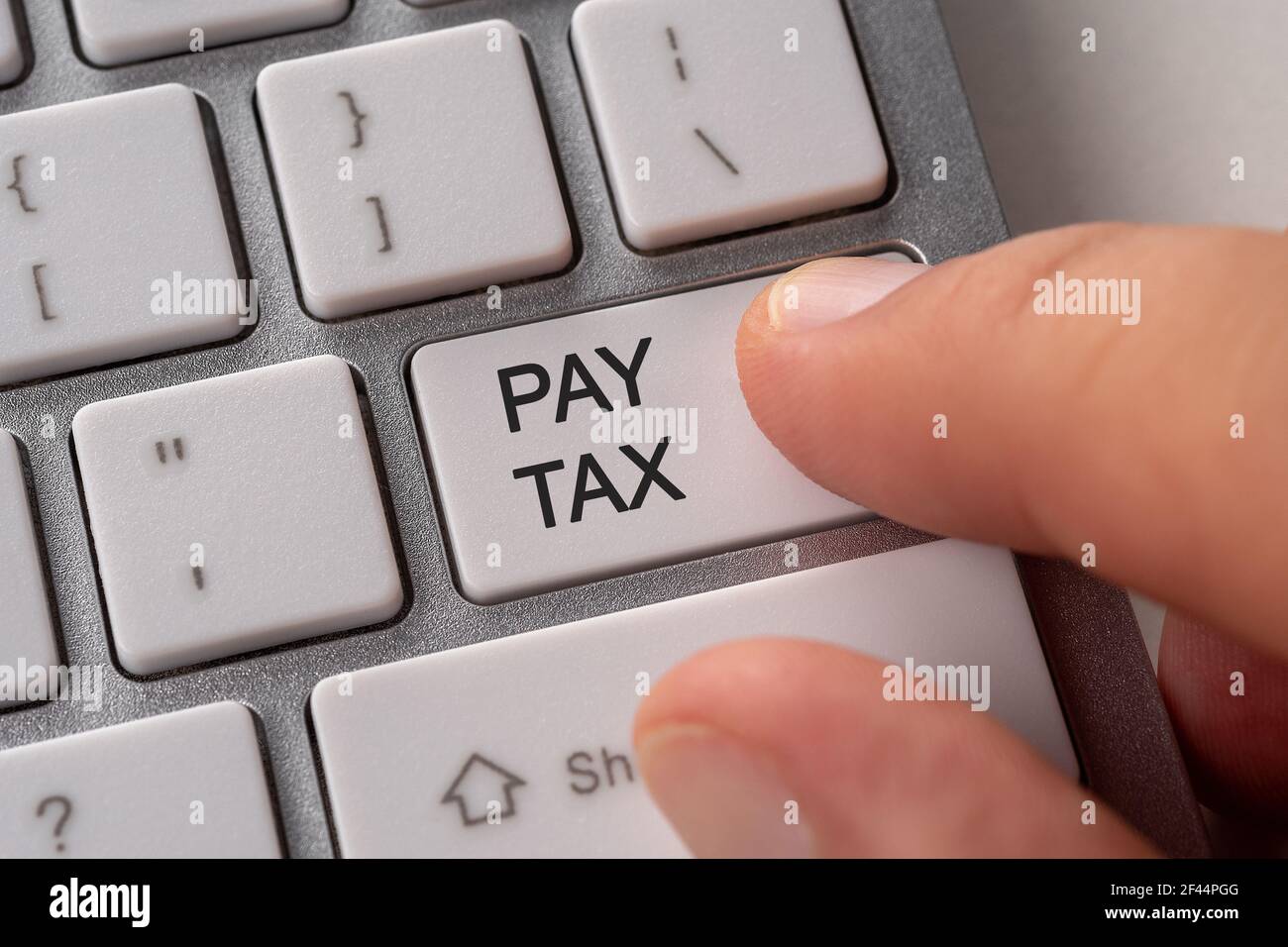 Calculation pay hand keyboard hi-res stock photography and images - Alamy