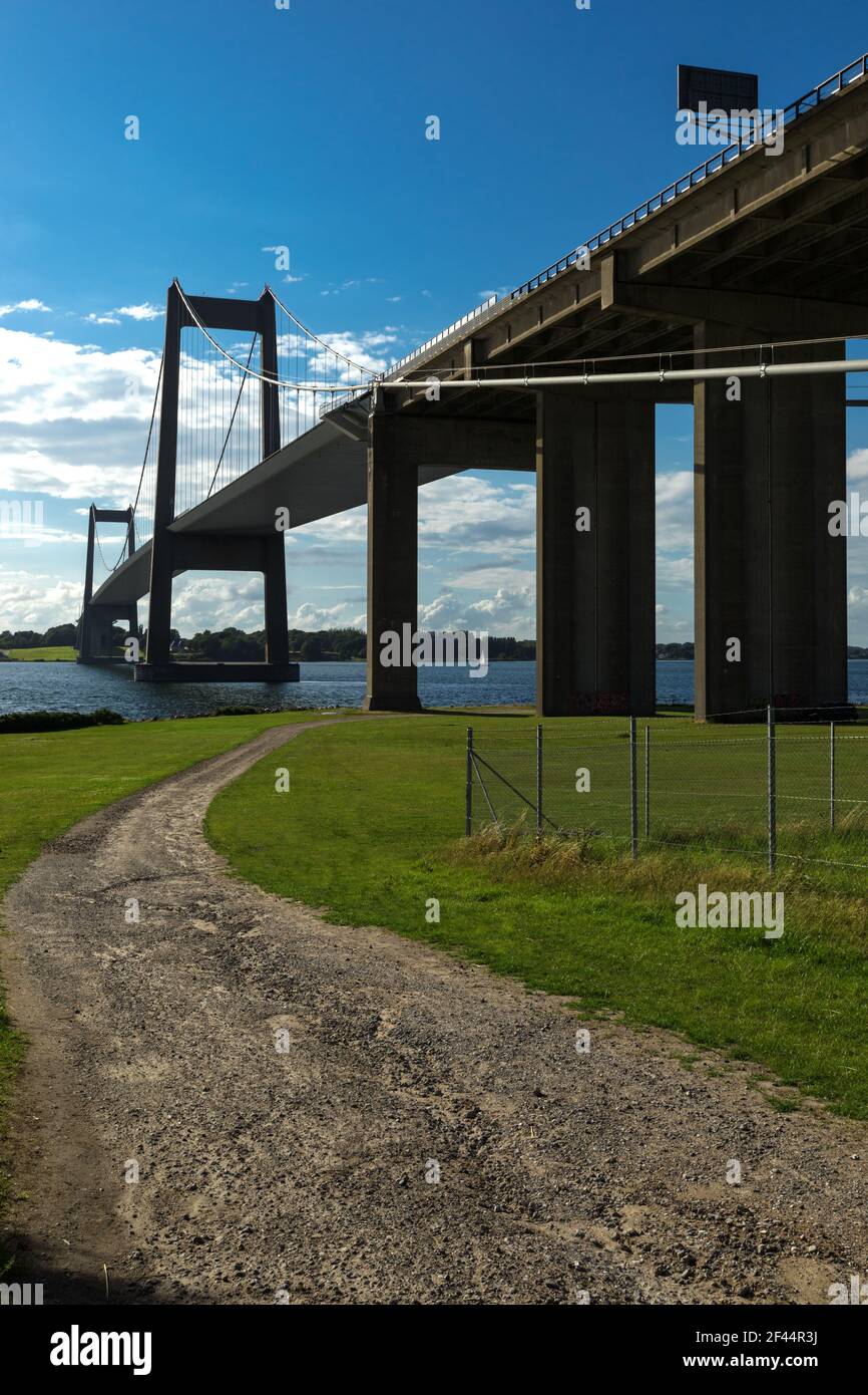 New Little Belt Bridge from bottom view Stock Photo - Alamy