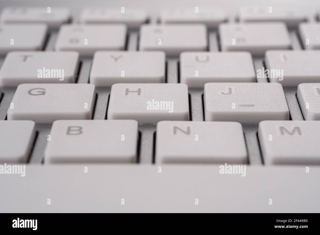Close-up view of keyboard of a modern computer Stock Photo - Alamy
