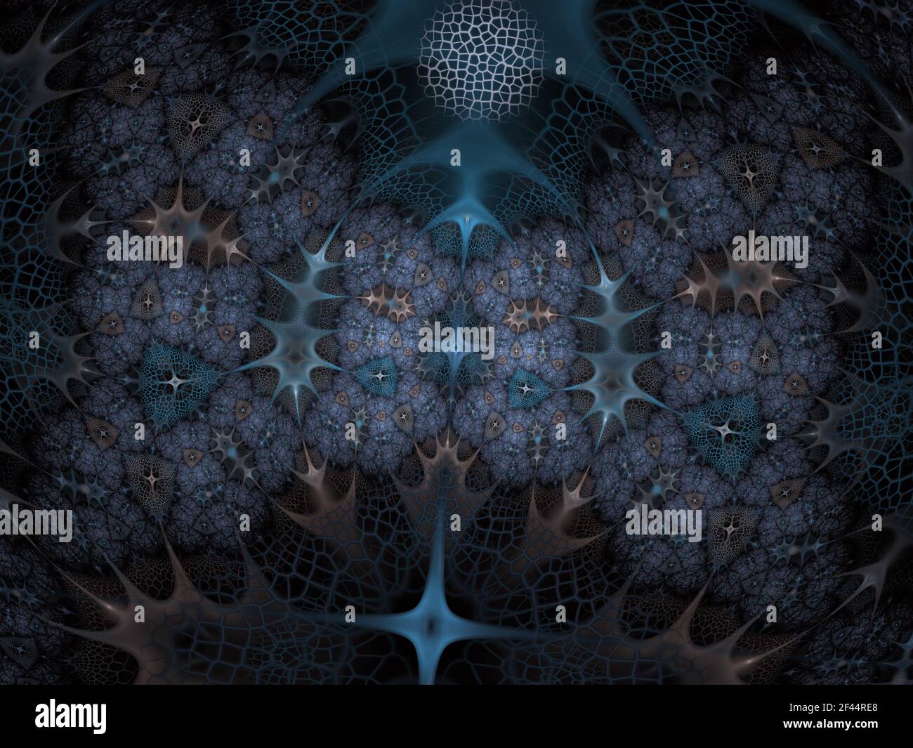 Abstract bio mitosis background. Rendered close up illustration ...