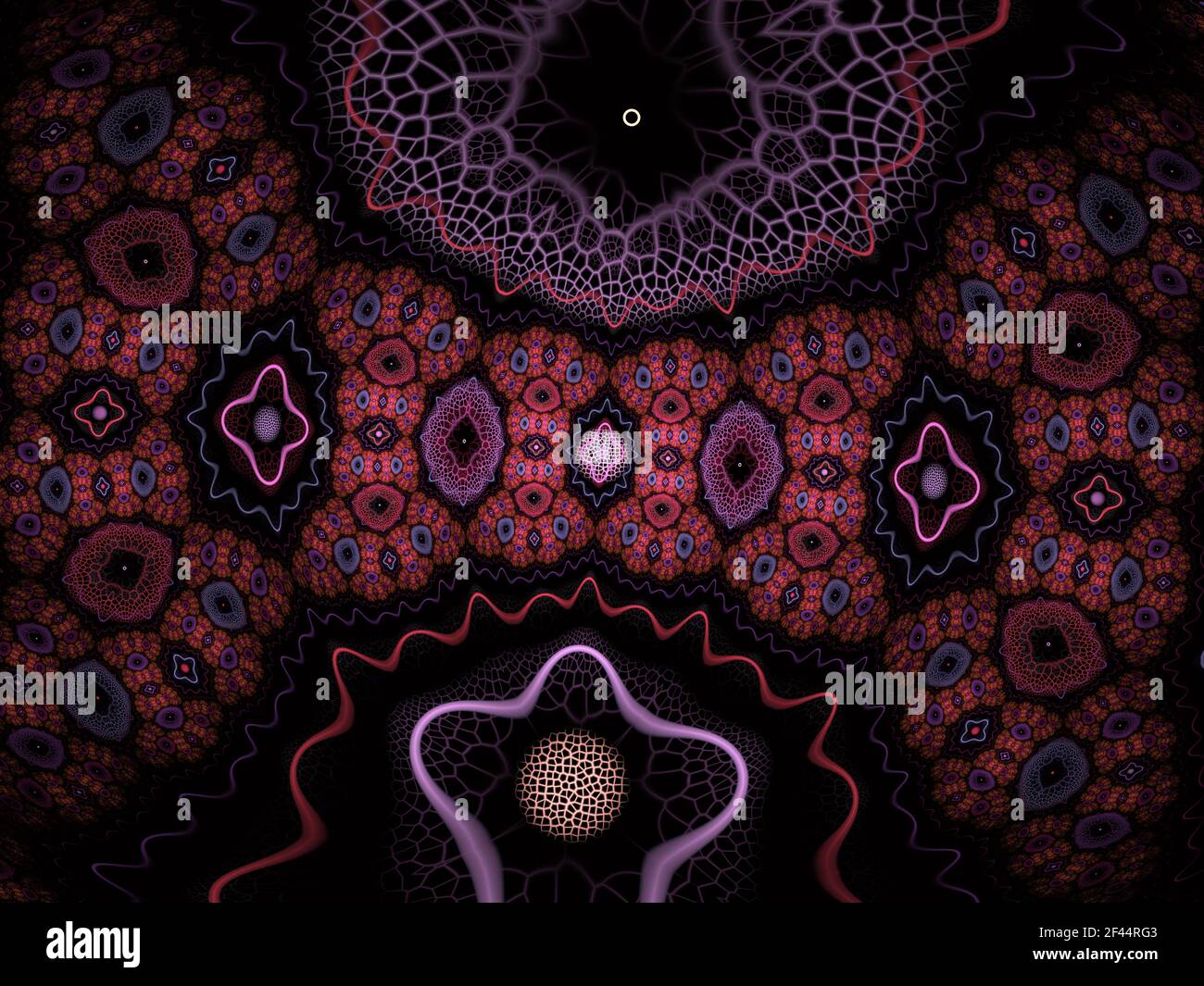 Abstract bio mitosis background. Rendered close up illustration ...