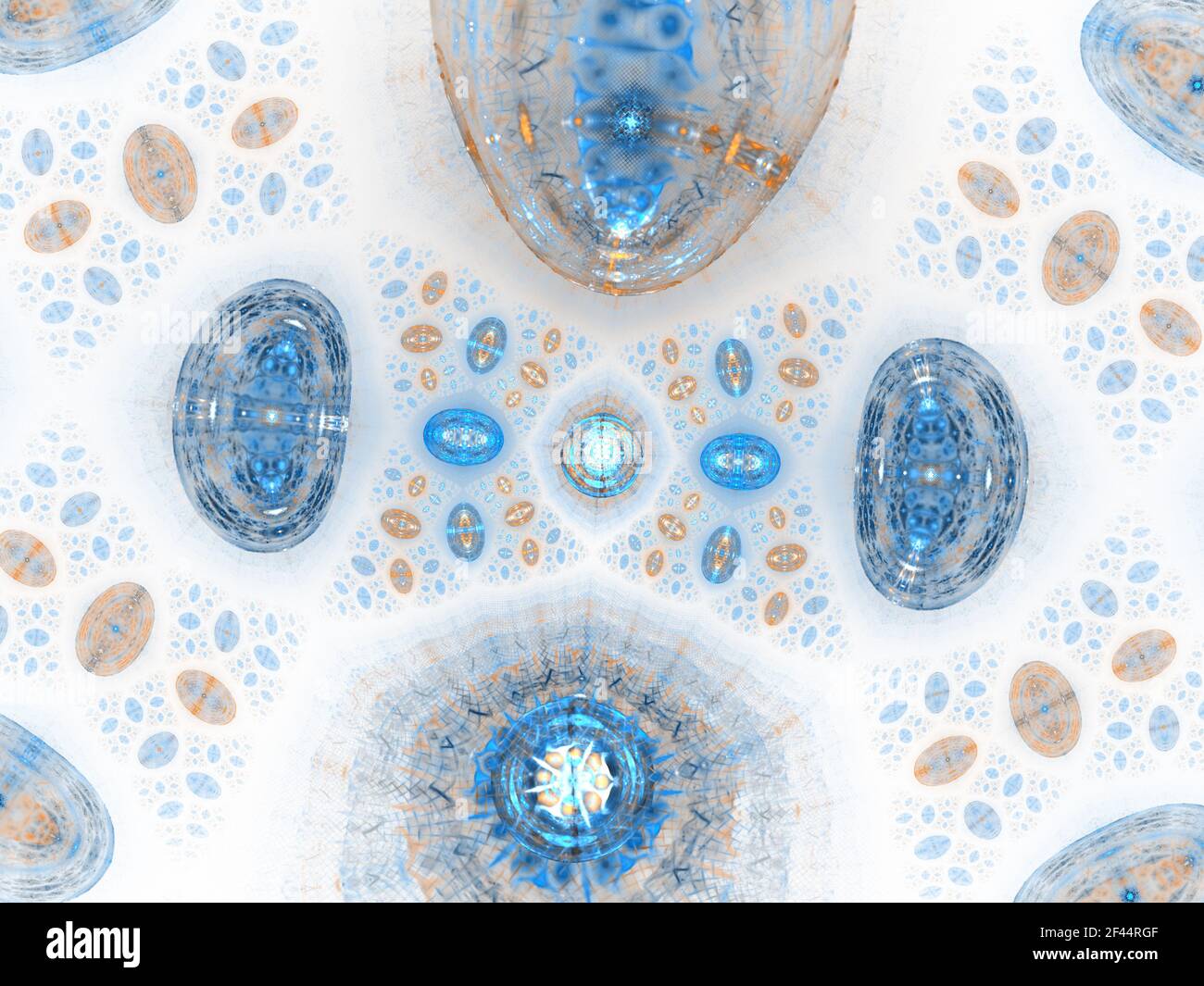 Abstract bio mitosis background. Rendered close up illustration ...