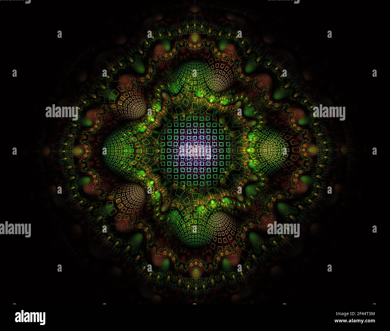 Layered floral star. Woven texture - fractal abstract background ...