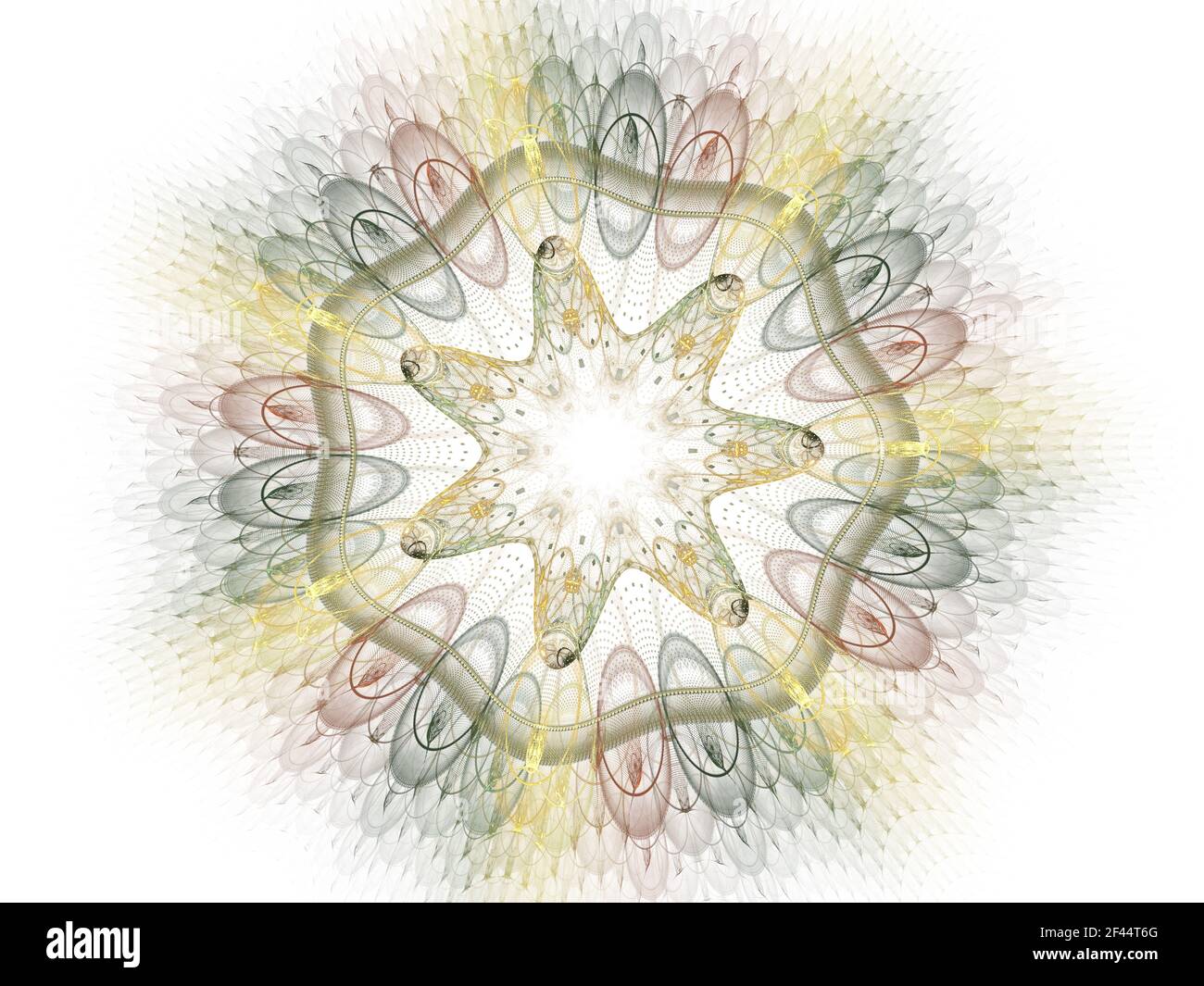 Layered floral star. Woven texture - fractal abstract background ...