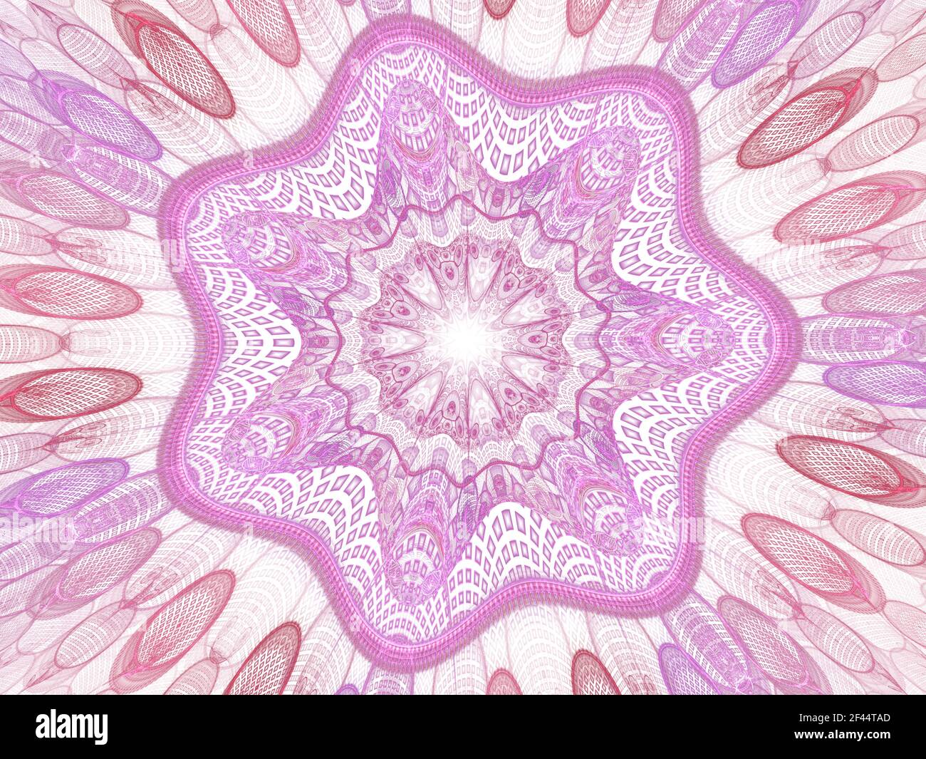 Layered floral star. Woven texture - fractal abstract background ...