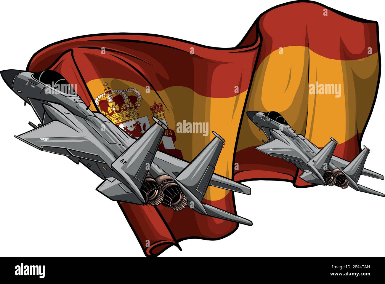 Military fighter jets spain Stock Vector Images - Alamy