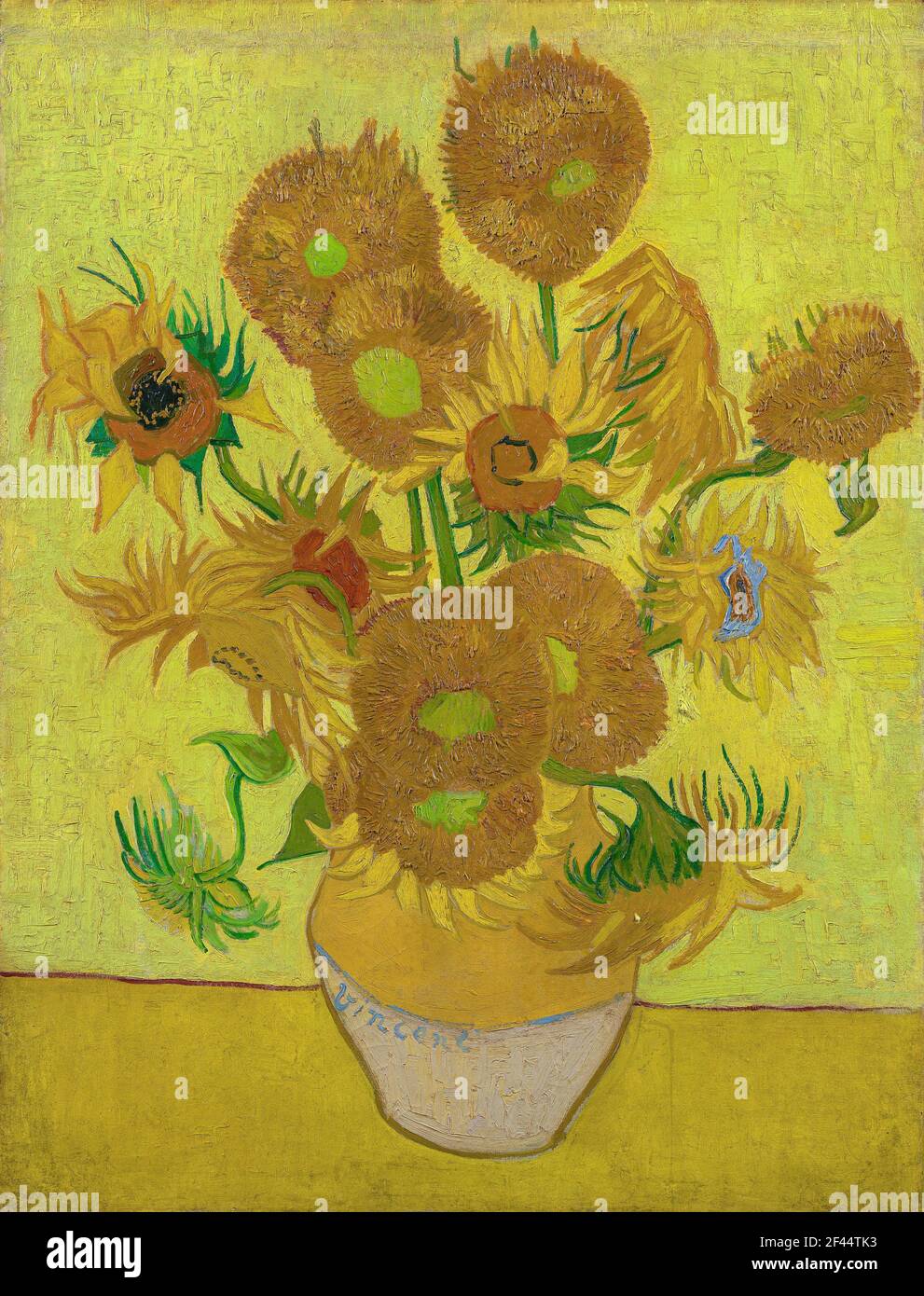 Vincent van Gogh, (1853-1890) The Sunflowers, 1889, oil on canvas. Van ...