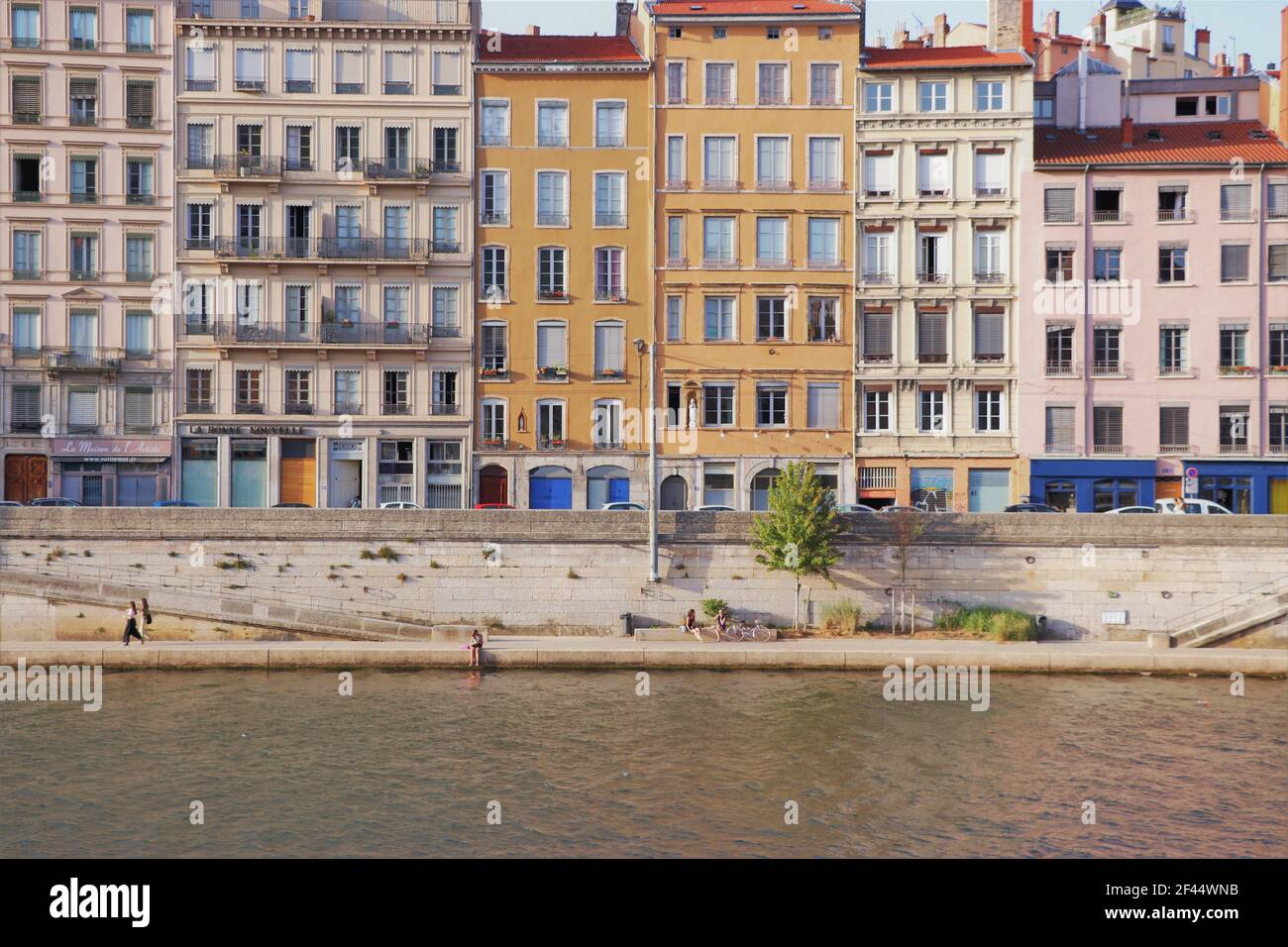 Lyon riverfront hi-res stock photography and images - Alamy