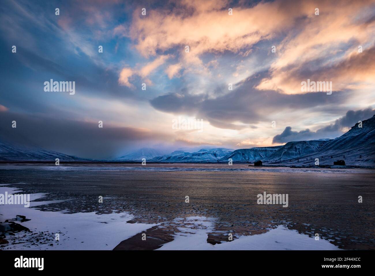 Arctic Landscape in Svalbard Stock Photo - Alamy