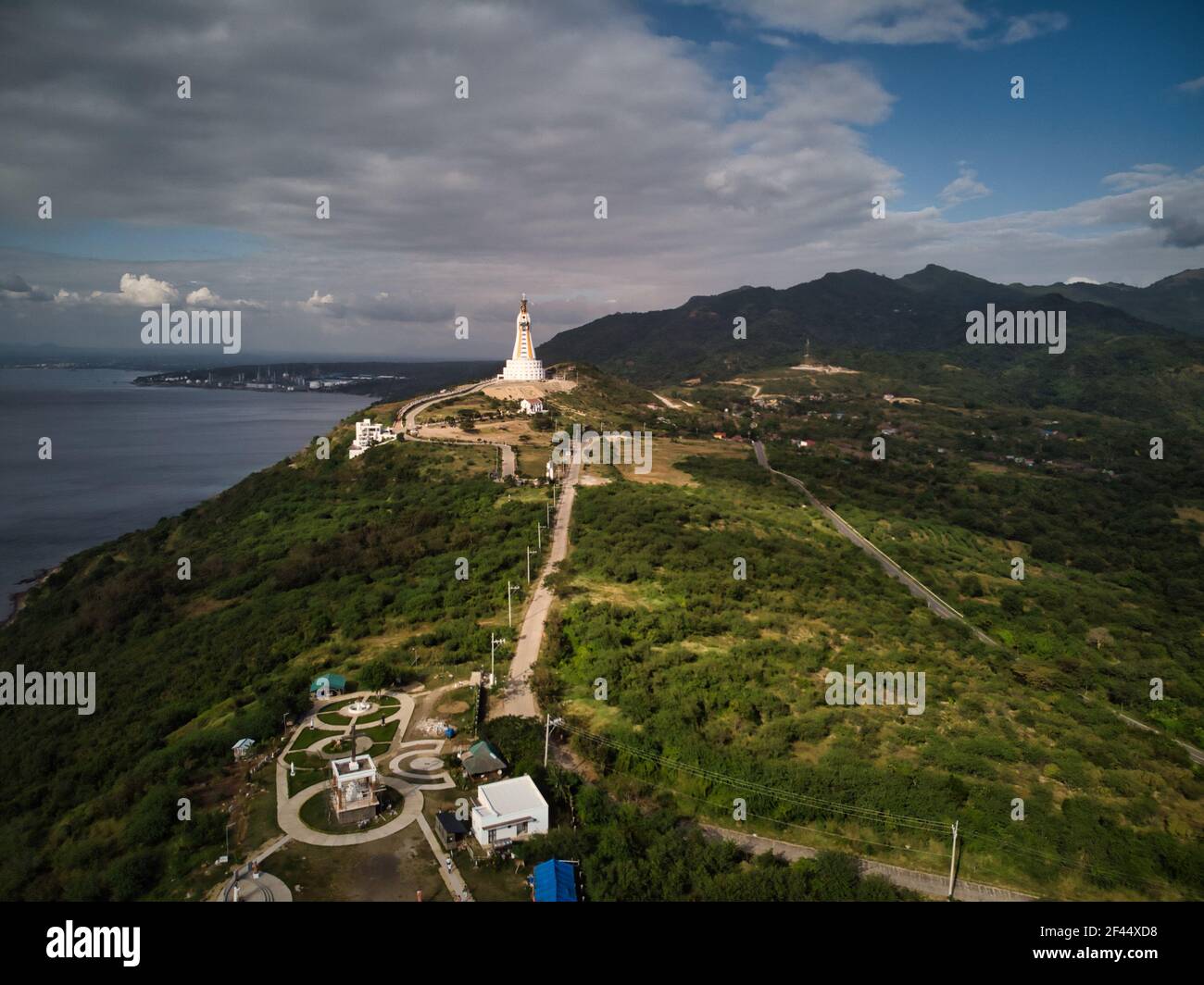 An aerial shot Monte Maria Shrine in Batangas city Stock Photo - Alamy