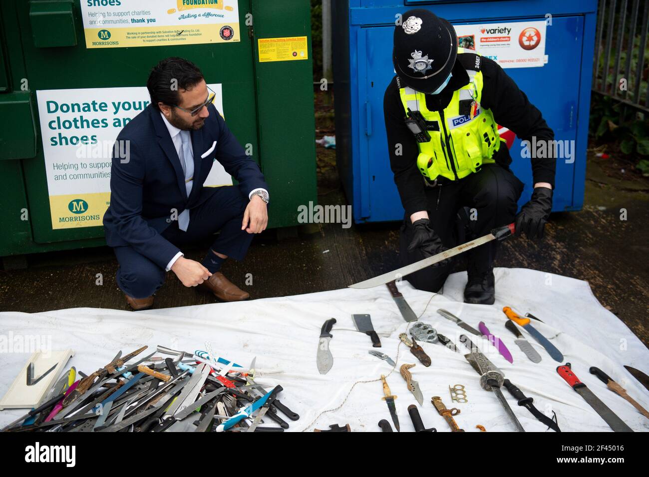 West Midlands Deputy Police and Crime Commissioner, Waheed Saleem and a ...