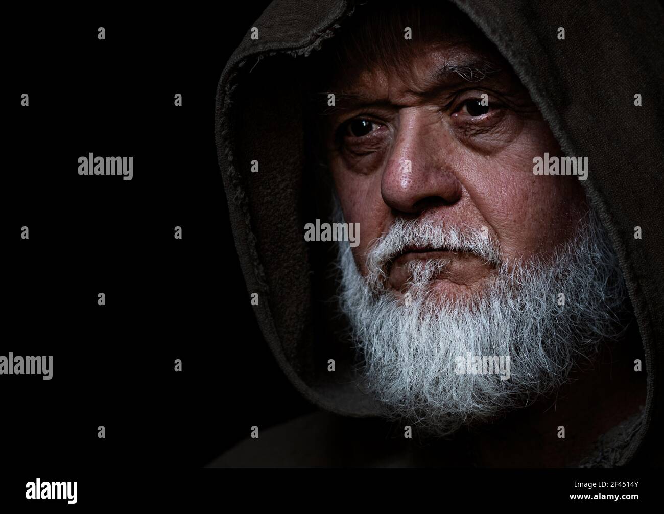 medieval old face of a man Stock Photo - Alamy