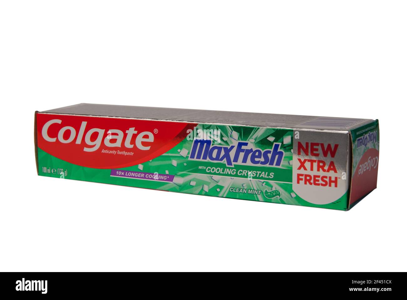 Krasnodar, Russia - March 9, 2021: Colgate Max Fresh Mint Toothpaste ...